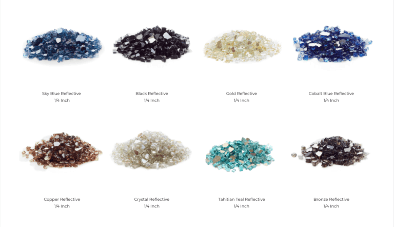 Backyard Fire Glass & Landscaping Rocks